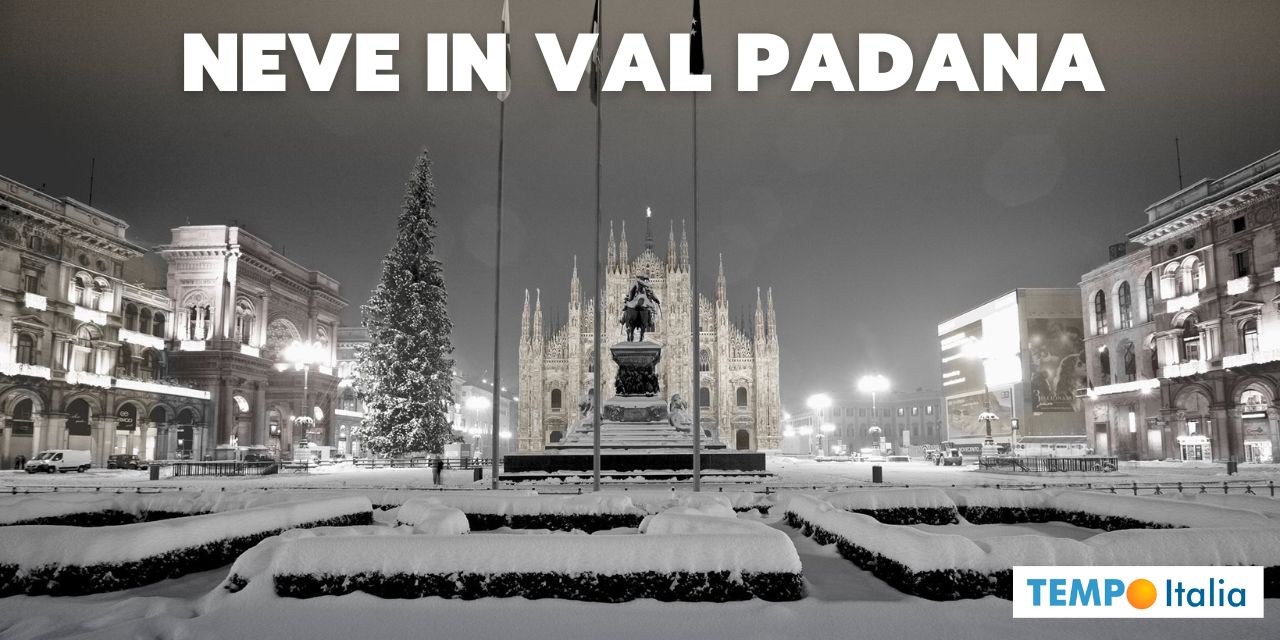 Meteo, anche 50 cm la prossima nevicata in Valle Padana e tutto il Nord ...