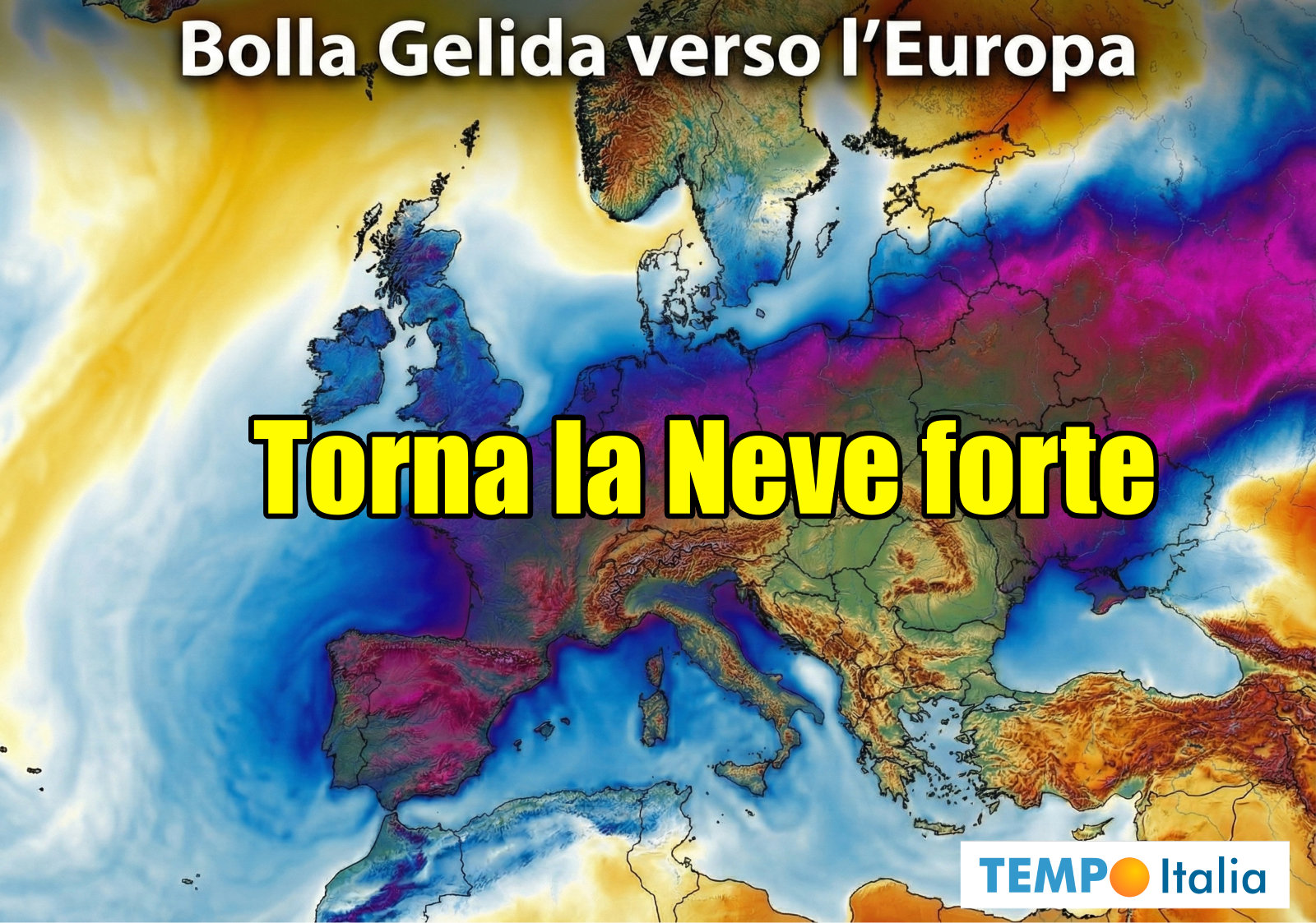 Assurdo Febbraio: Inverno 2026 prepara una SVOLTA epocale - TEMPO ...